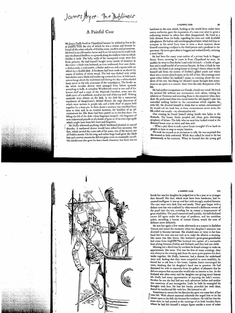 A Painful Case James Joyce | PDF