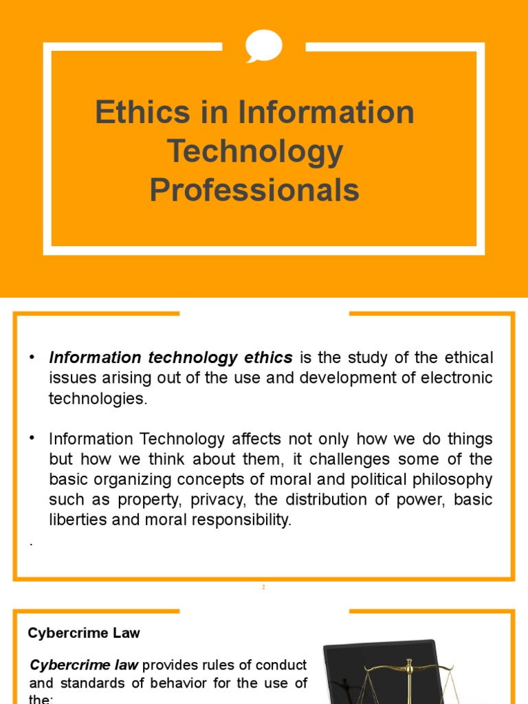 Ethics and Cybersecurity in IT | PDF | Security | Computer Security