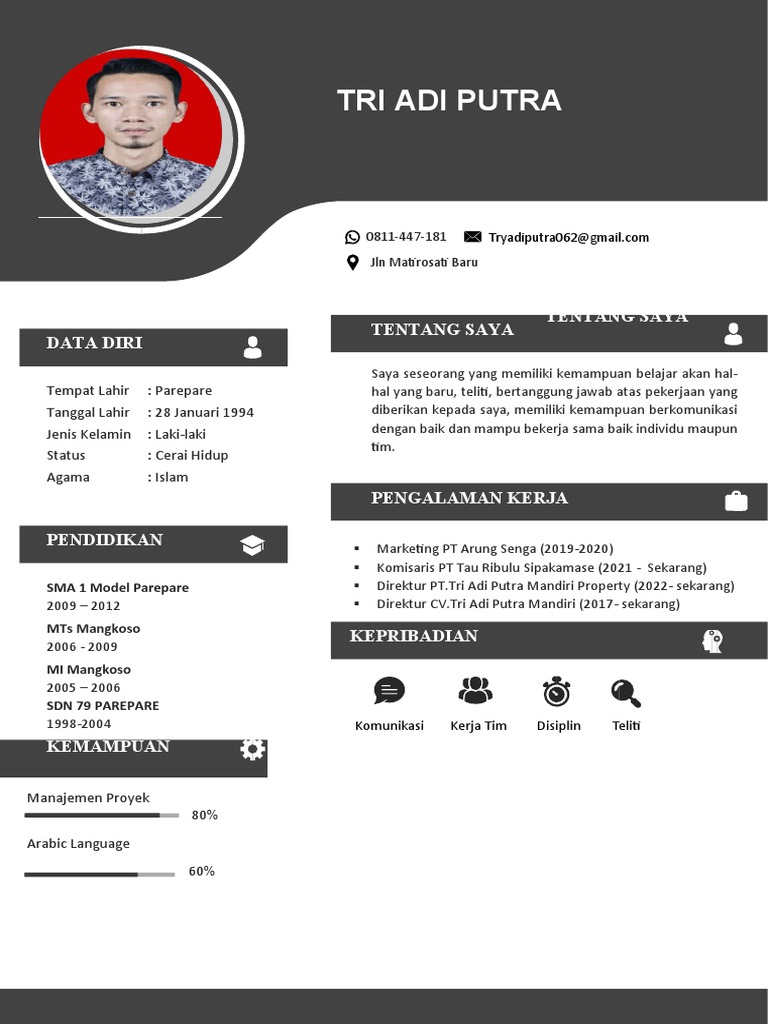 CV Tri Adi Putra | PDF
