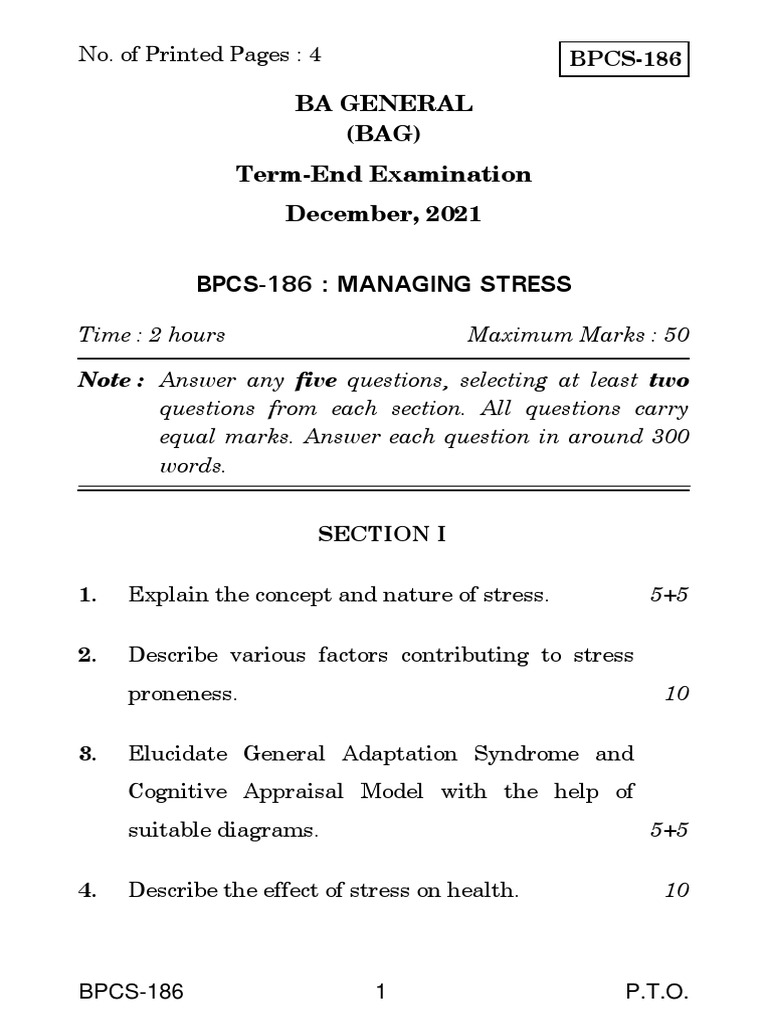 BPCS-186 ignou | PDF