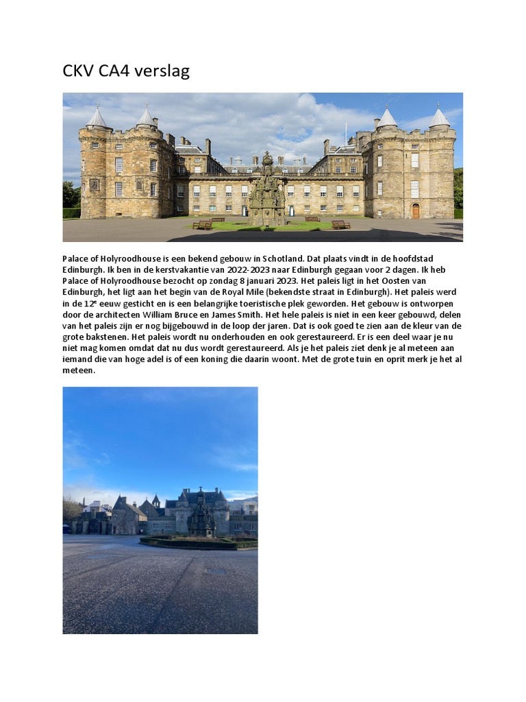 CKV Ca4 Verslag - Kopie - Kopie 2 | PDF