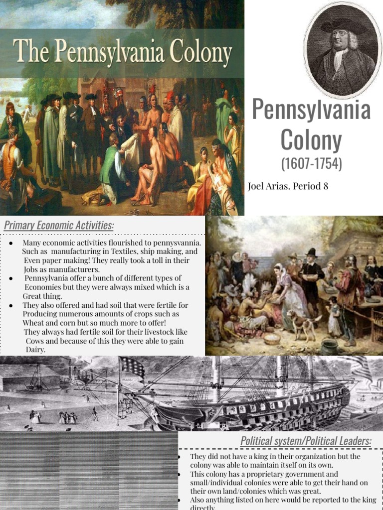 Colonial Travel Brochure | PDF | Quakers | Pennsylvania