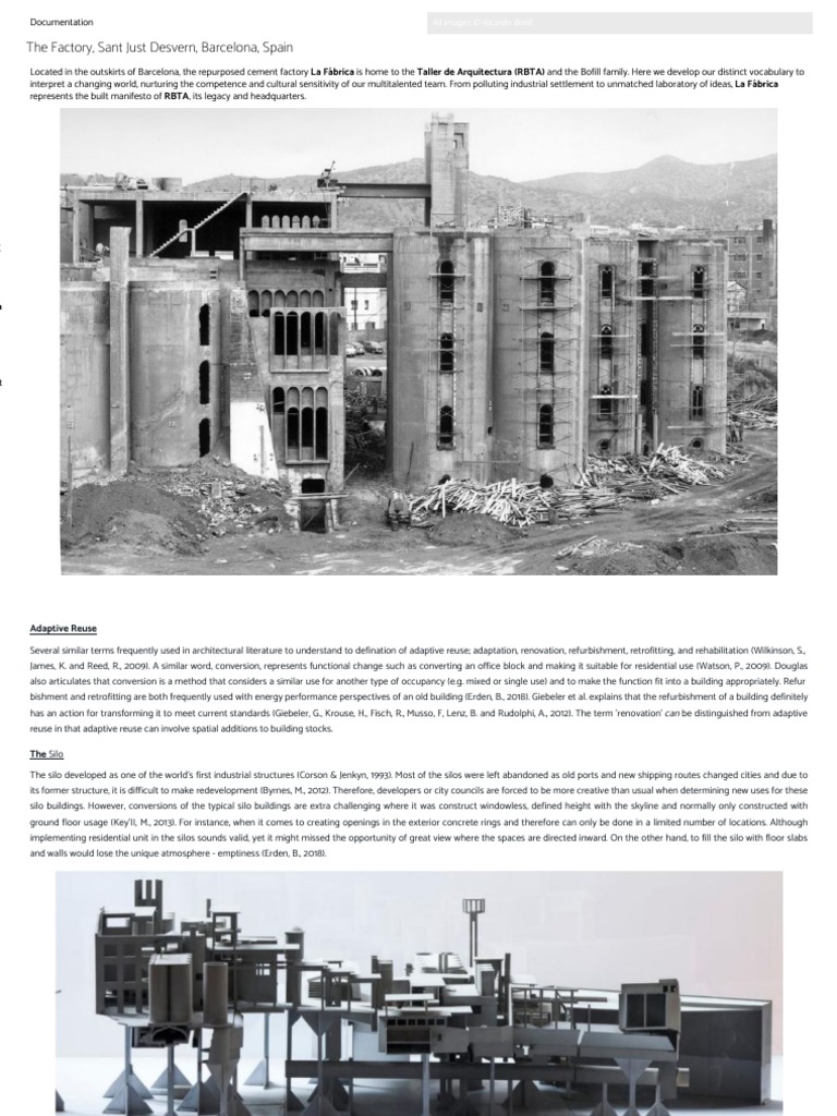 Documentation The Factory | PDF | Architectural Design | Architecture