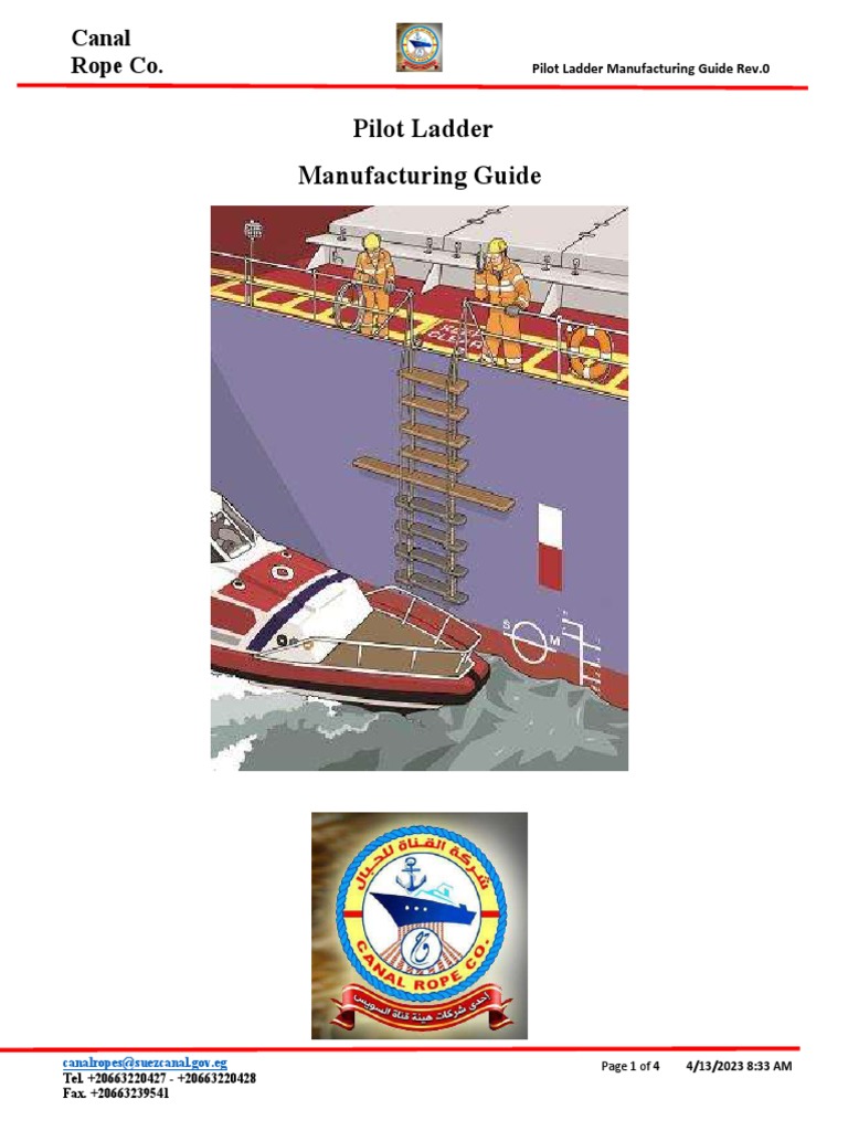 Pilot Ladder Manufacturing Guide Rev.0 | PDF