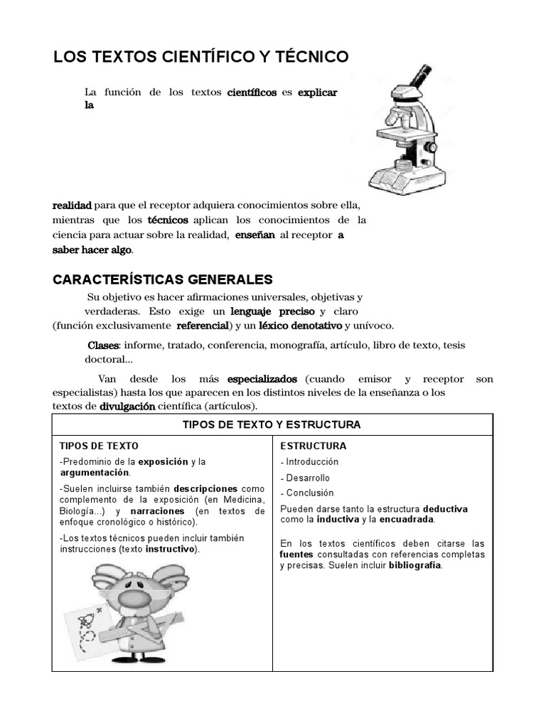 9 - Los Textos Científicos y Técnicos | PDF | Dormir | Razonamiento ...