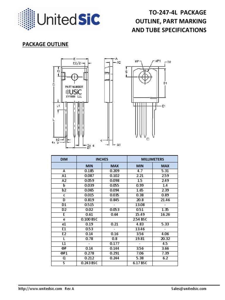 TO-247-4L Package Specs | PDF