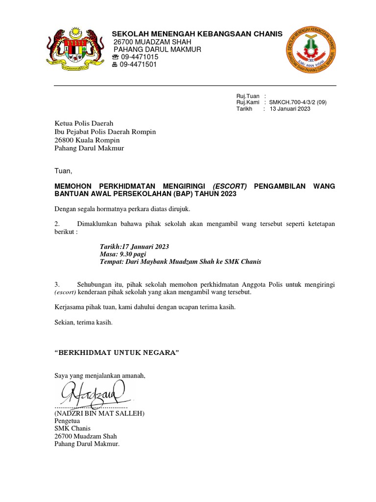 Surat Polis Bap | PDF