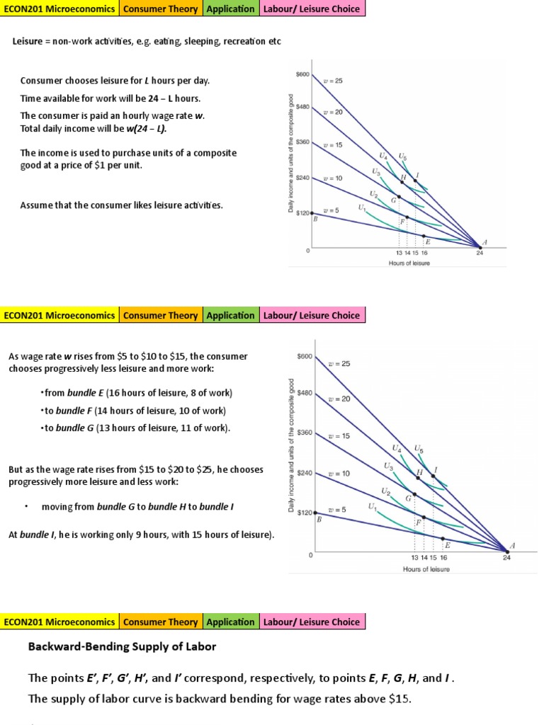 Consumer Theory - Applications | PDF | Labour Economics | Microeconomics