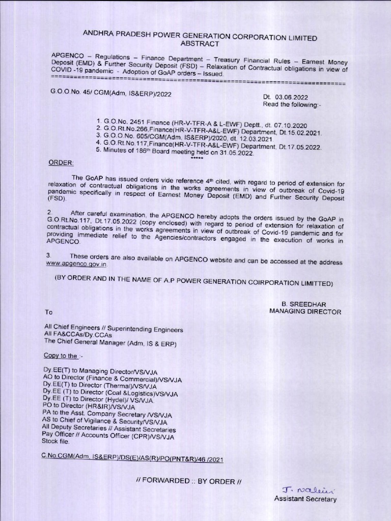 G.O.Rt No.117 Dt.17-05-2022 | PDF