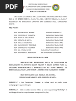 Resolution Barangay BHW | PDF