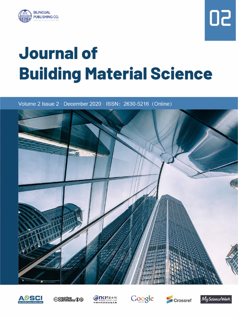 Journal of Building Material Science | Vol.2, Iss.2 December 2020 | PDF ...