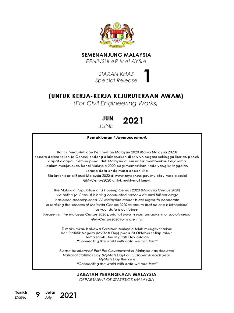 Siaran Khas 1 (SM) June 2021 | PDF