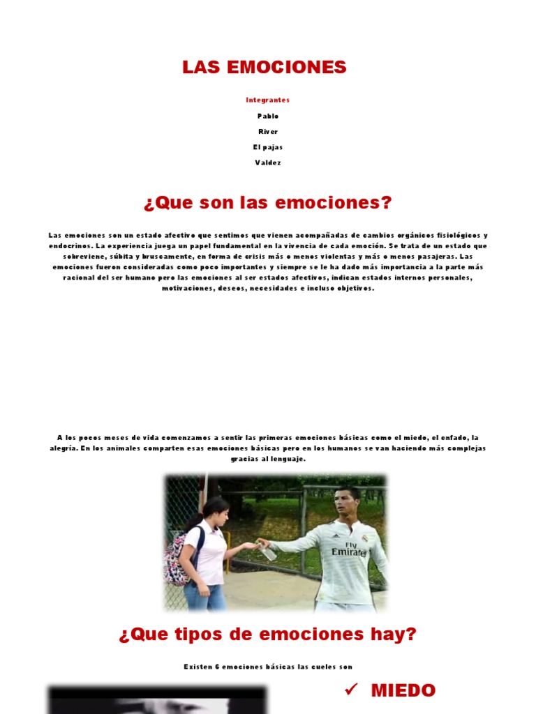Las Emociones Pdf Asco Las Emociones
