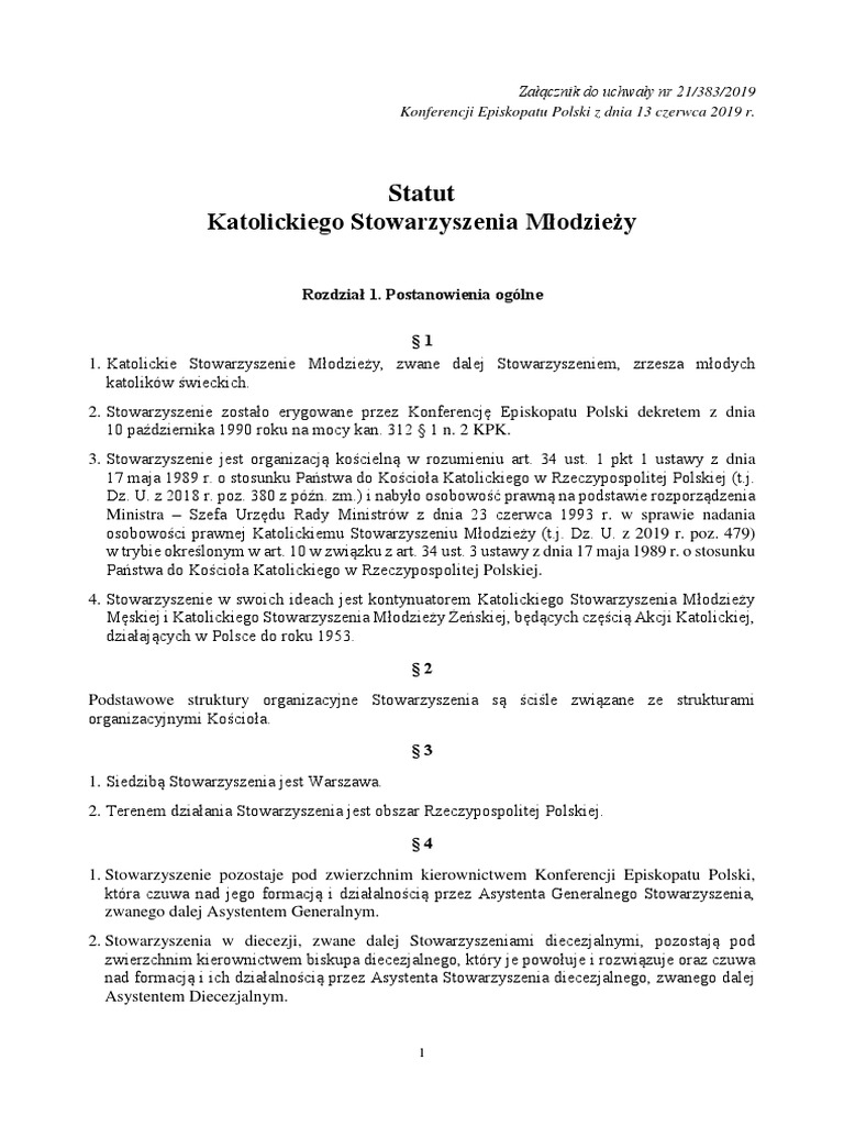 Statut KSM 2019 | PDF