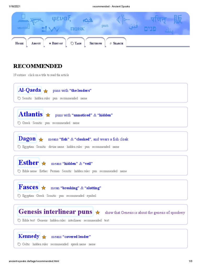 Recommended - Ancient Spooks | PDF | Linguistics