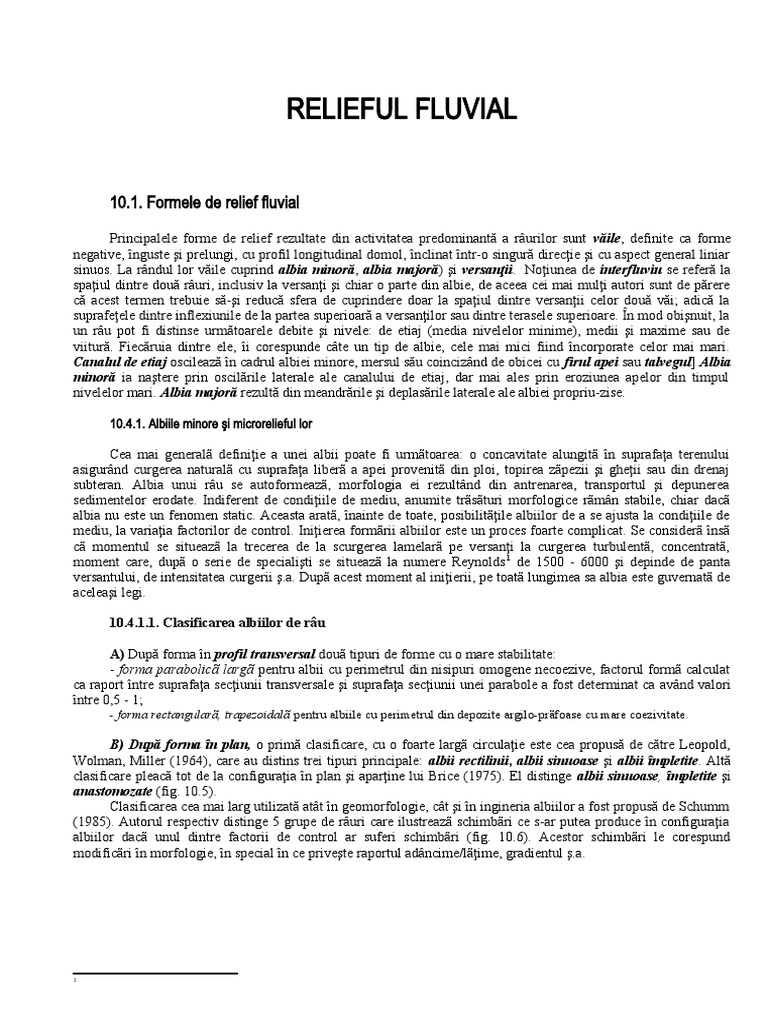 Relieful Fluvial | PDF