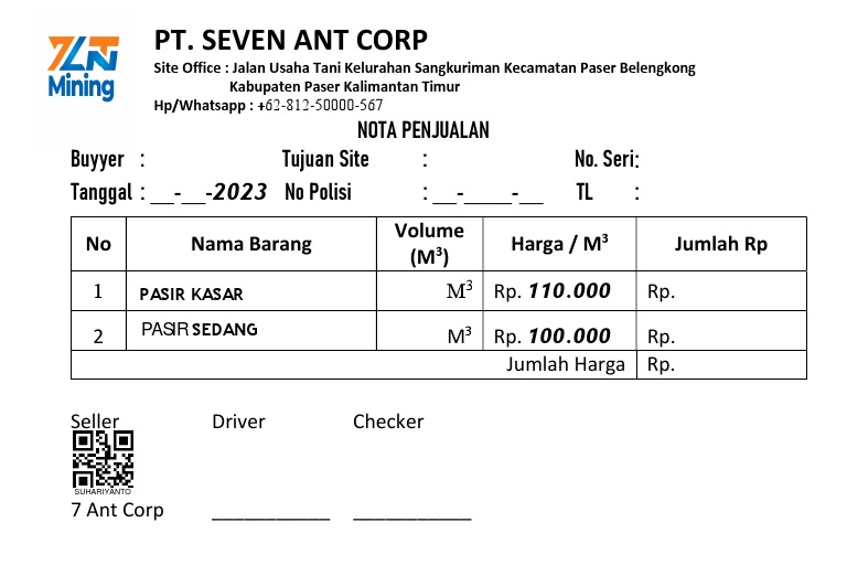 NOTA Penjualan | PDF
