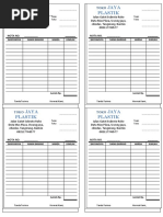 Nota Rumah Makan Word Siap Print | PDF