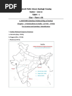 Map Work History Class 12 | PDF