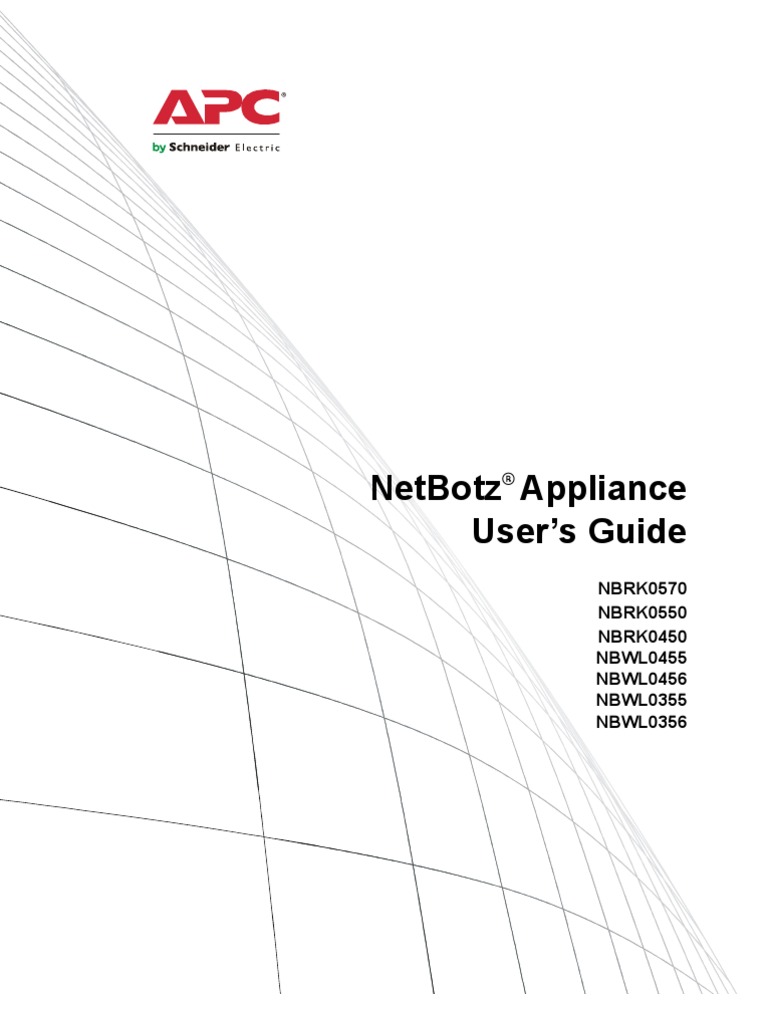 Netbotz Appliance User'S Guide | PDF | Transport Layer Security ...