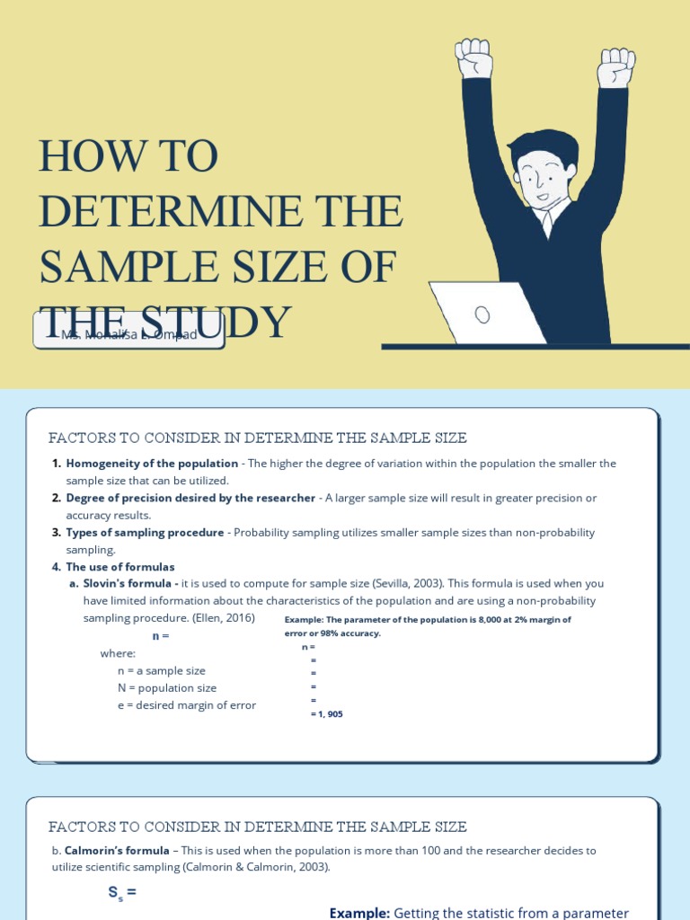Sample Size | PDF | Sampling (Statistics) | Sample Size Determination
