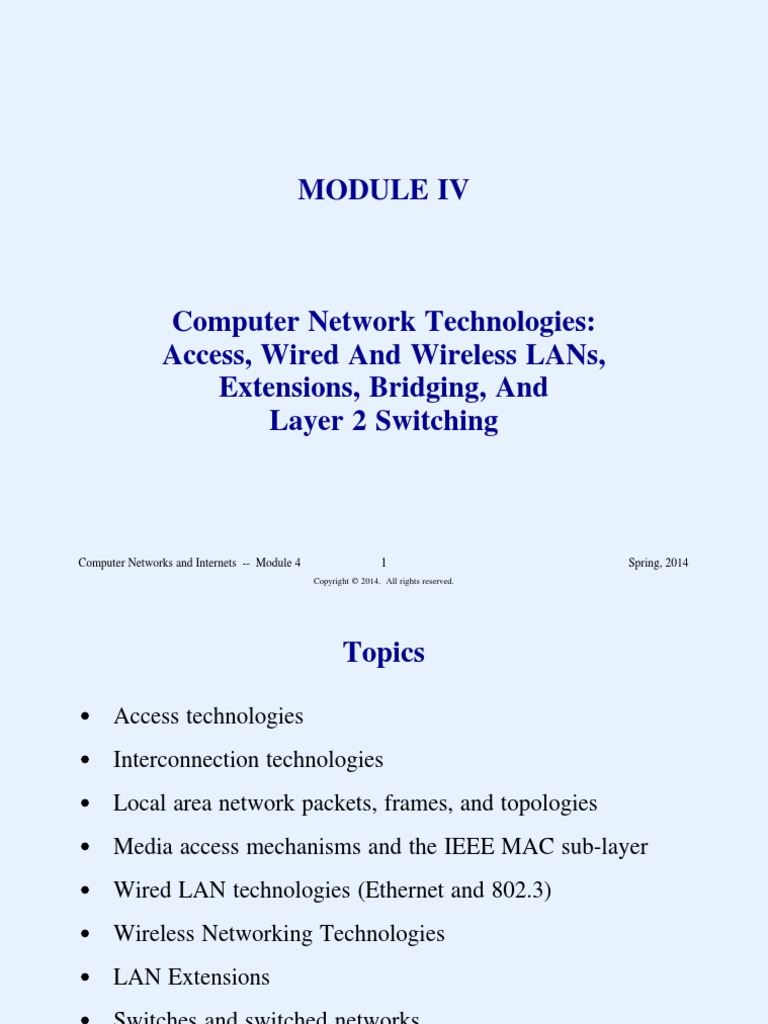 IT Infra & Network Tech Notes 2 | PDF | Fiber To The X | Computer Network