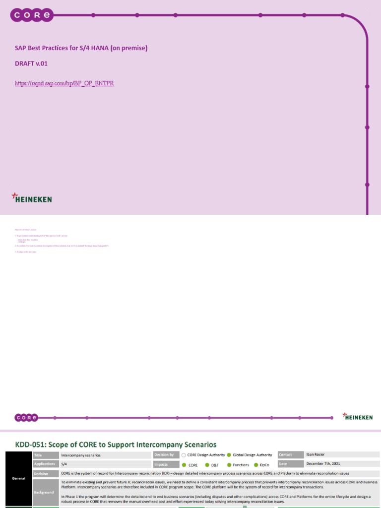 Royalties and Interco Recharges SAP Best Practice v0.1 | PDF | Invoice ...