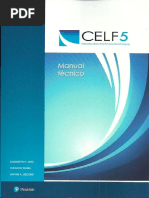 Manual Técnico CELF 5 Español | PDF