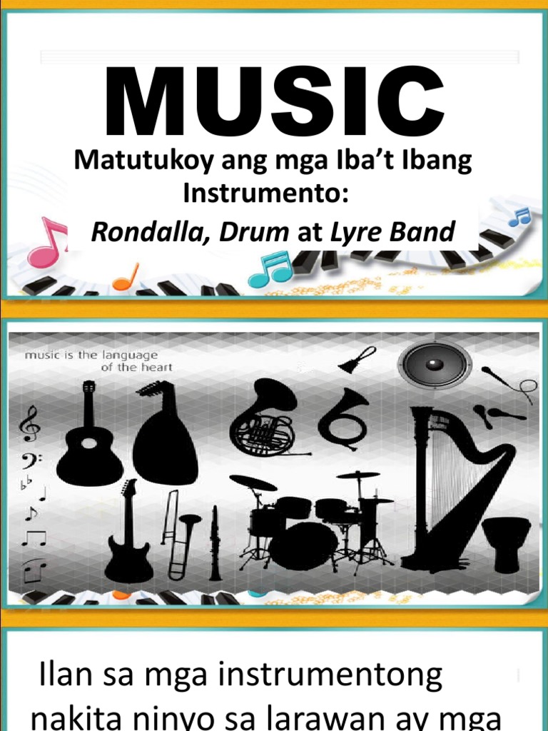 MUSIC 5 Q3 Week 5 Matutukoy Ang Mga Iba't Ibang Instrumento | PDF