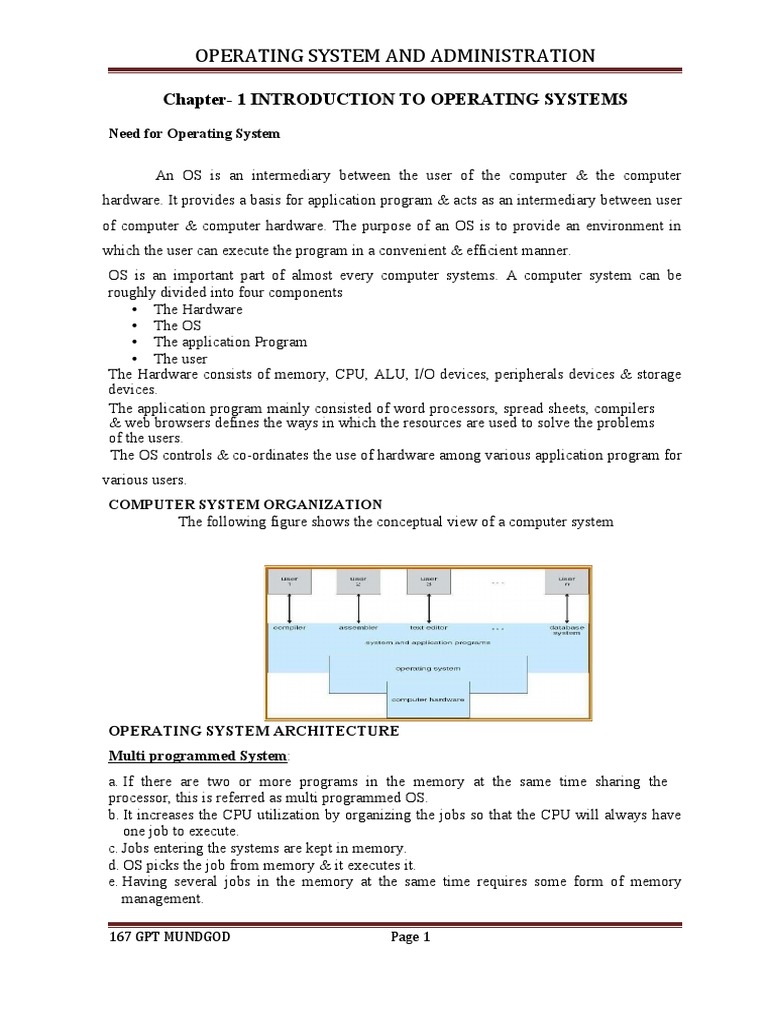 OSA Notes | PDF | Shell (Computing) | Operating System