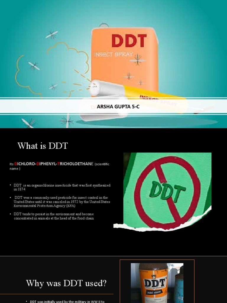 DDT Presentation | PDF | Ddt | Pesticide