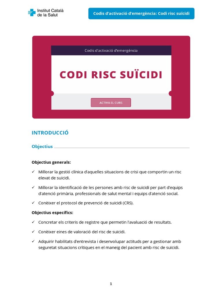 Imprimible Codi Crs Ics Ca | PDF