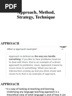 The Difference Between Approach, Strategy, Method, Technique, and Model ...