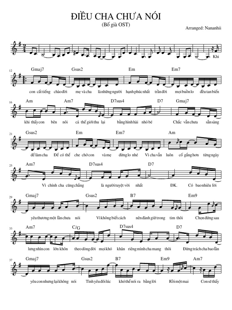 Dieu Cha Chua Noi Hop Am | PDF
