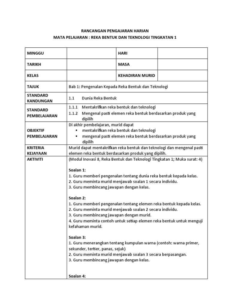 Bab 1 Dunia Reka Bentuk | PDF