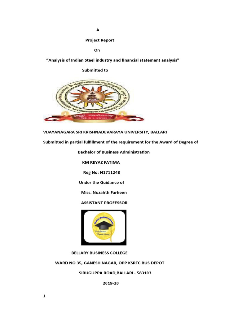 Reyaz Final Project PDF | PDF | Expense | Net Income