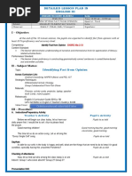 DETAILED LESSON PLAN Fact and Opinion by Rackzy | PDF | Opinion ...