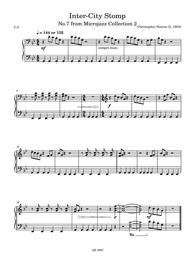 Inter-City Stomp by Lmao Bruh | PDF