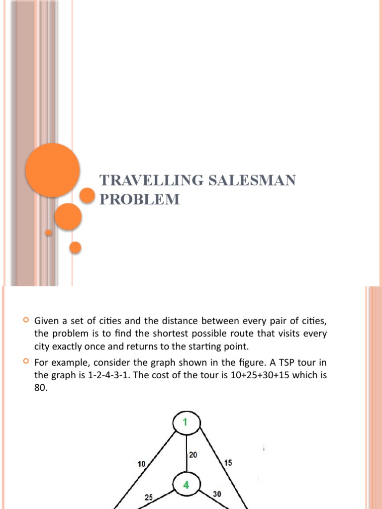 Travelling Salesman Problem Using Heuristic Solution | PDF