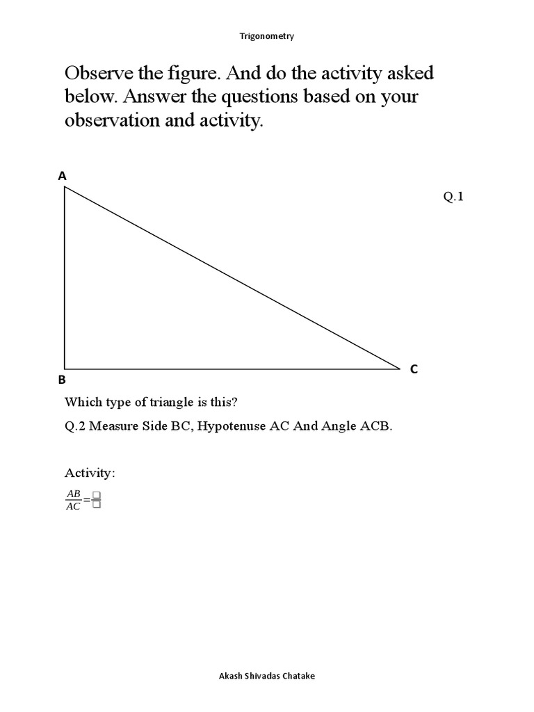 Trigonometry Guide to Triangle Measurements | PDF | Triangle | Trigonometry