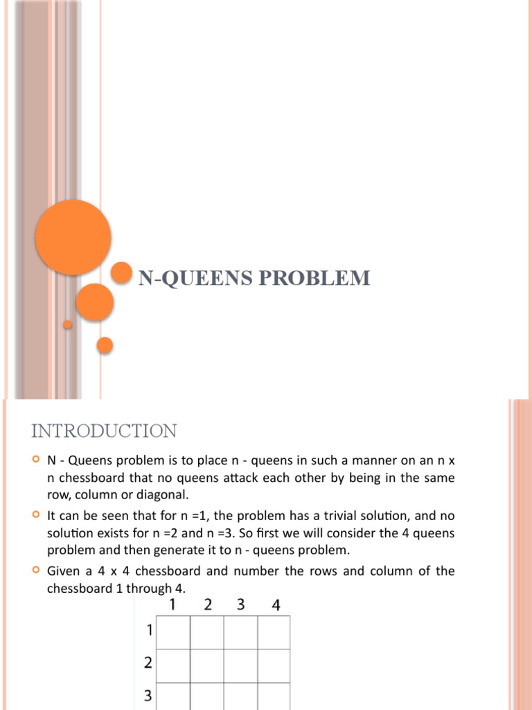 4-Queens Problem Solutions Explained | PDF