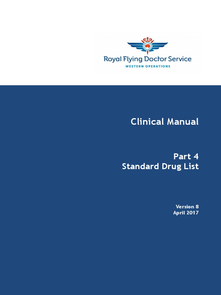 Part 4 - Standard Drug List - April 2017 - Version 8 | PDF | Pharmacy ...
