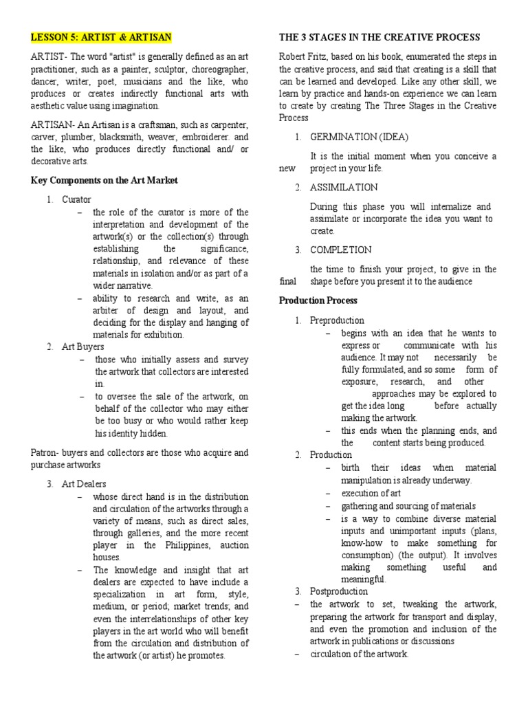 Introduction To ART APPRECIATION-MIDTERM | PDF | Composition (Visual Arts) | Perspective (Graphical)
