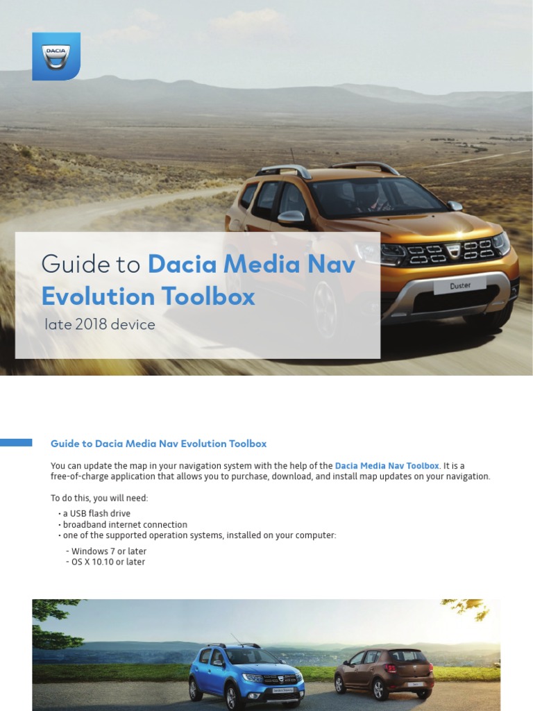 How To Guide DACIA MEDIA NAV TB4 v3 ENG | PDF | Usb Flash Drive ...