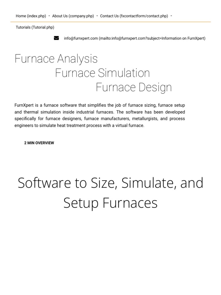 Furnace Software | PDF | Simulation | Heat