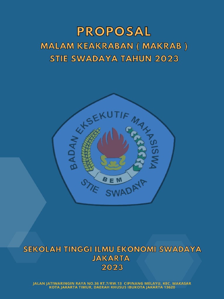 Proposal Makrab STIE Swadaya 2023 | PDF