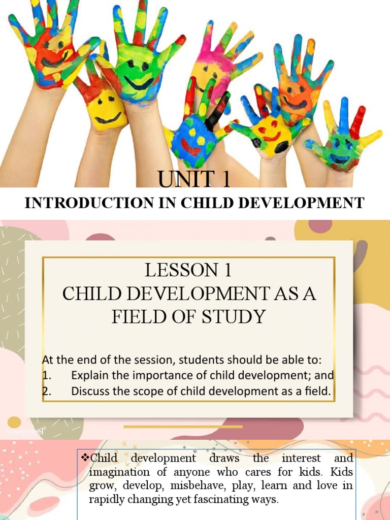 UNIT 1 - Introduction in Child Development | PDF | Child Development ...