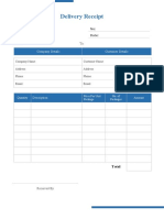 Proof of Delivery Template | PDF | Supply Chain Management | Service ...