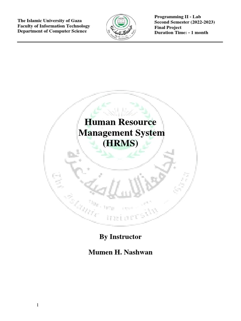 Final Project Programming 2 Lab Pdf User Computing Login