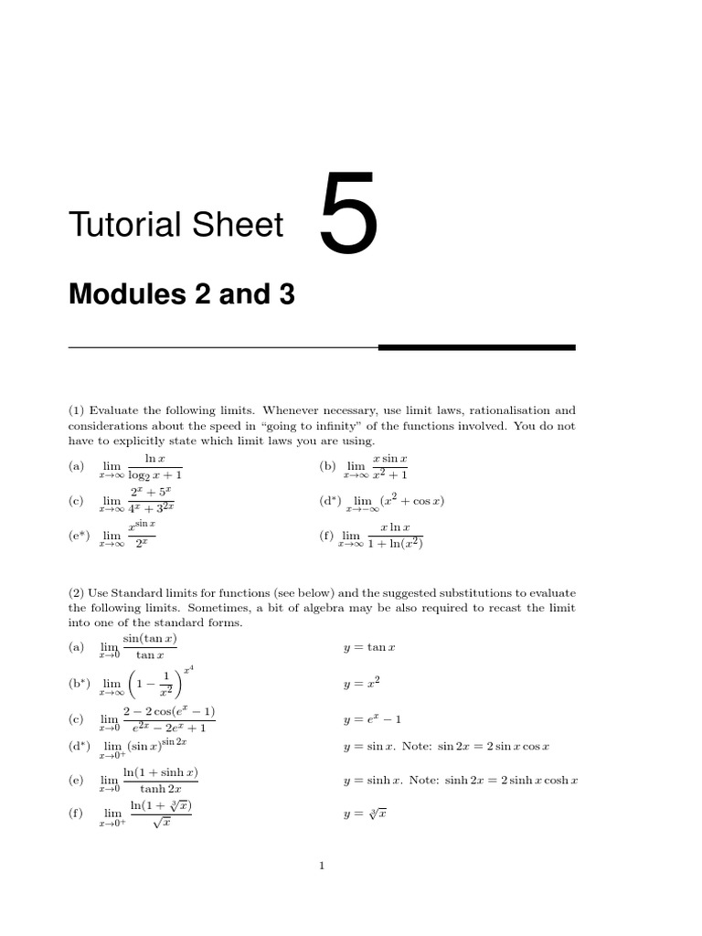 Tutorial Sheet 5 | PDF | Complex Analysis | Geometry